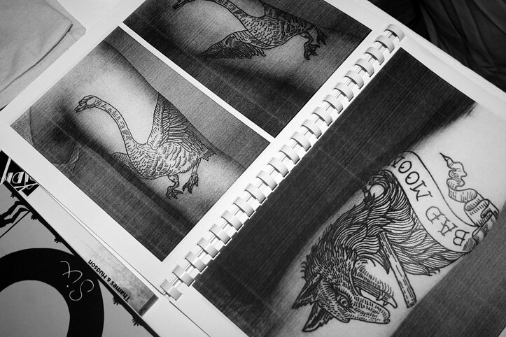 "Bad Moon" Wolf Tattoo | Tom Fogarty Blog